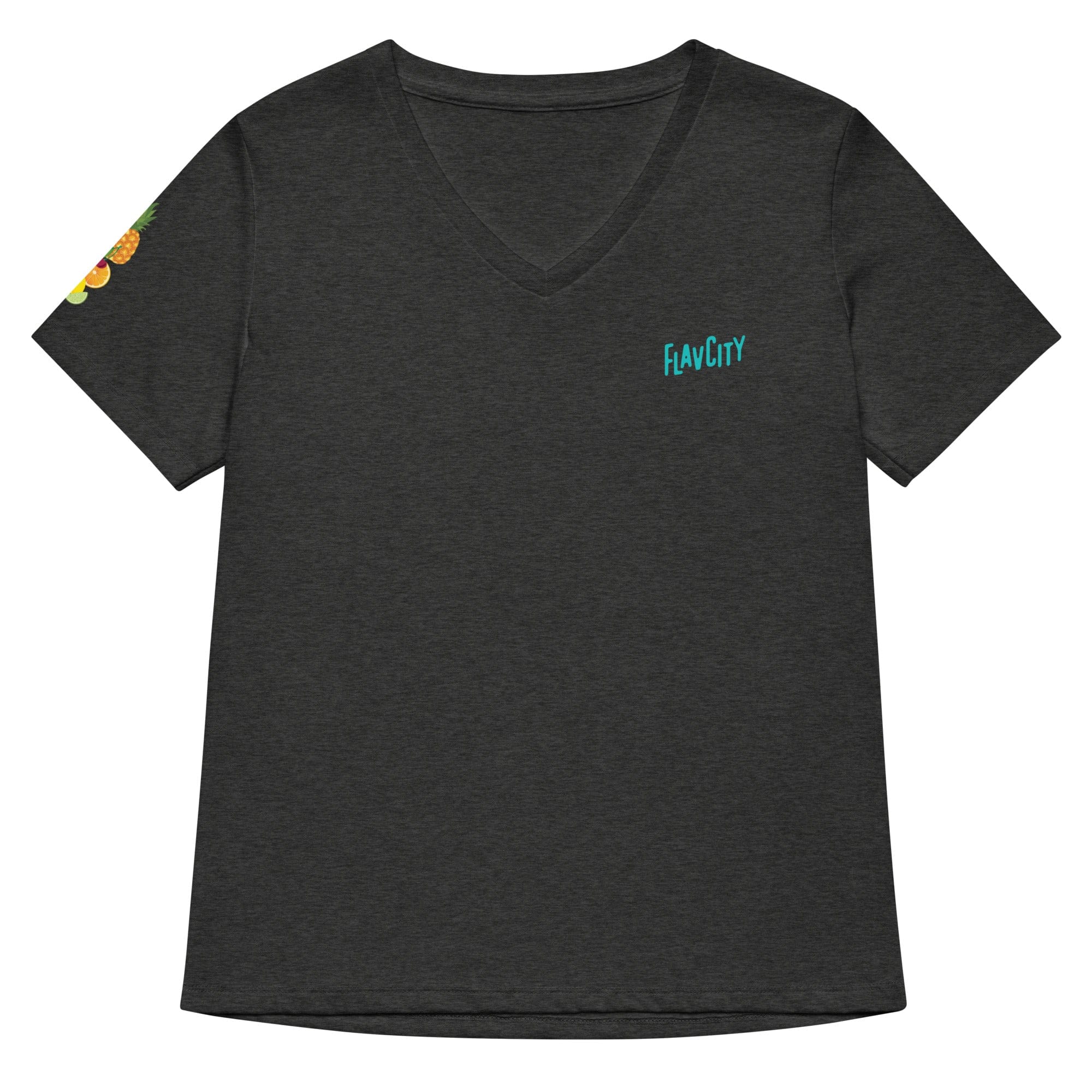 Women’s relaxed v-neck t-shirt FC logo